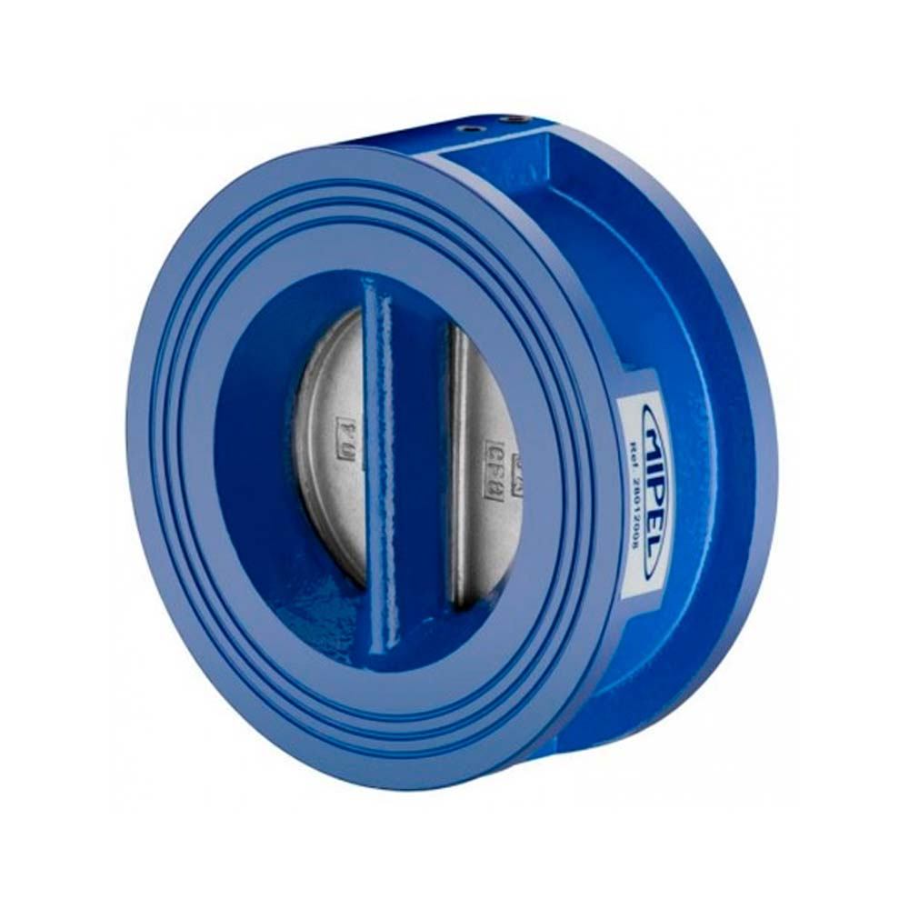 VÁLVULA DE RETENÇÃO WAFER DUPLA PORTINHOLA 3' B16.5 150LBS CORPO FN ...