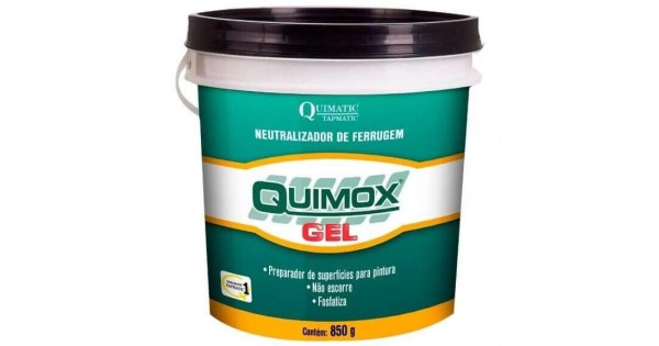 REMOVEDOR DE FERRUGEM QUIMOX GEL 850G - QUIMATIC T